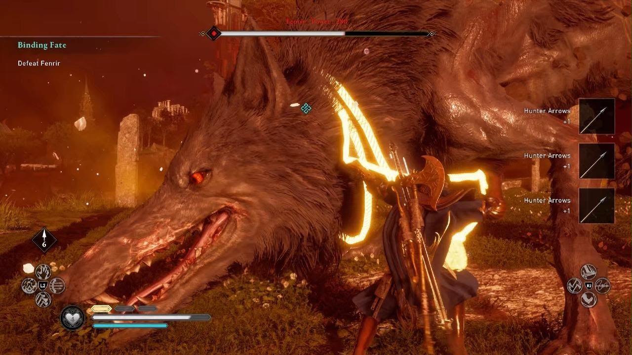 Assassin's Creed® Valhalla defeating Fenrir - YouTube