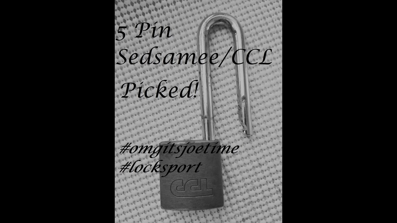 5-Pin Sesamee/CCL lock Picked open Fast With Homemade Tools!! - YouTube