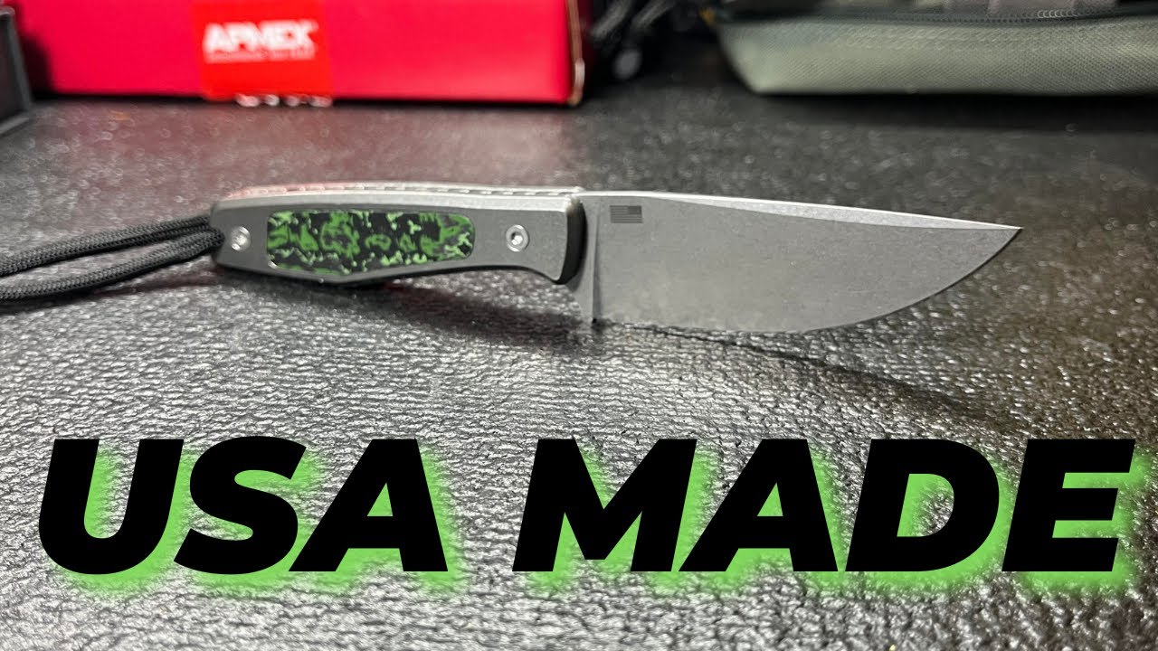 A USA Fixed Blade That’s A Little Unique! Axial Knives! - YouTube