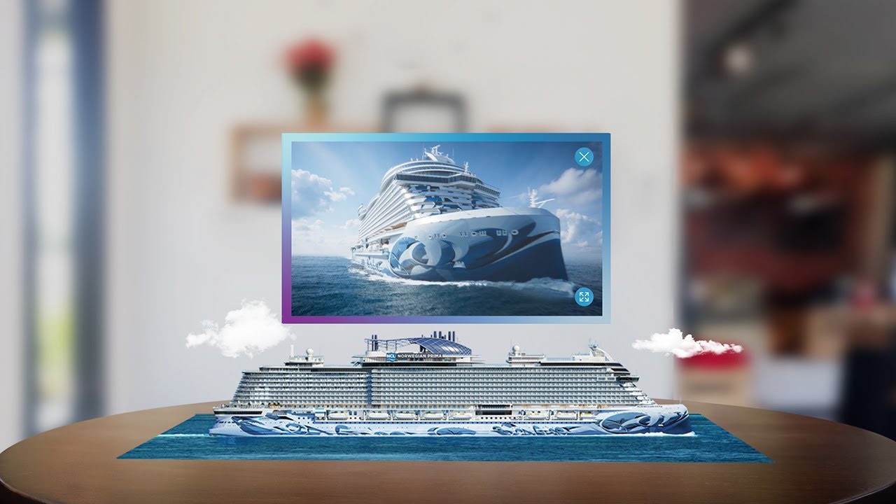 Norwegian Prima AR Experience - YouTube