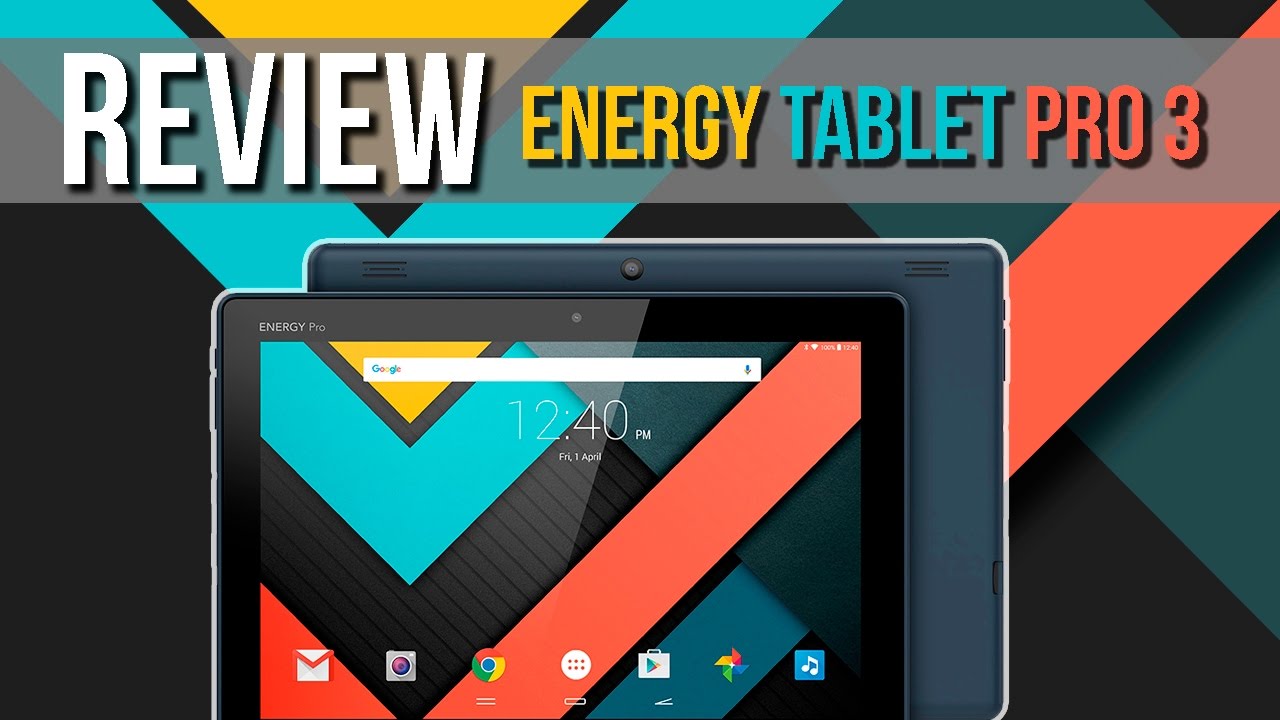 ENERGY TABLET PRO 3, review en español - YouTube