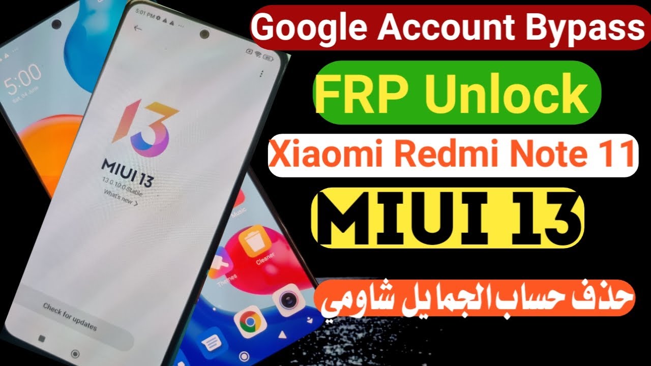 Redmi note 11 Frp bypass MIUI 13 Update All Redmi MIUI 13 Google ...