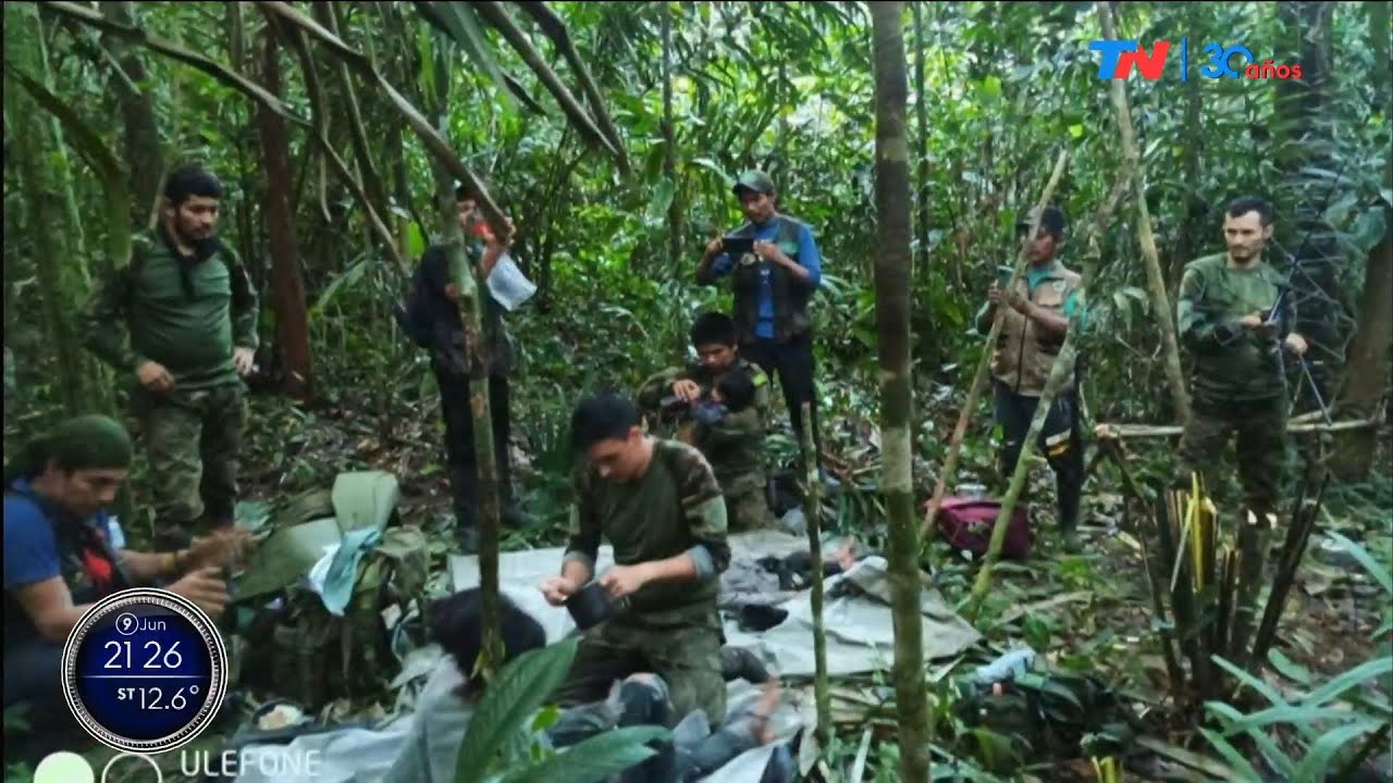 MILAGRO EN LA SELVA COLOMBIANA: encontraron con vida a los 4 nenes que ...