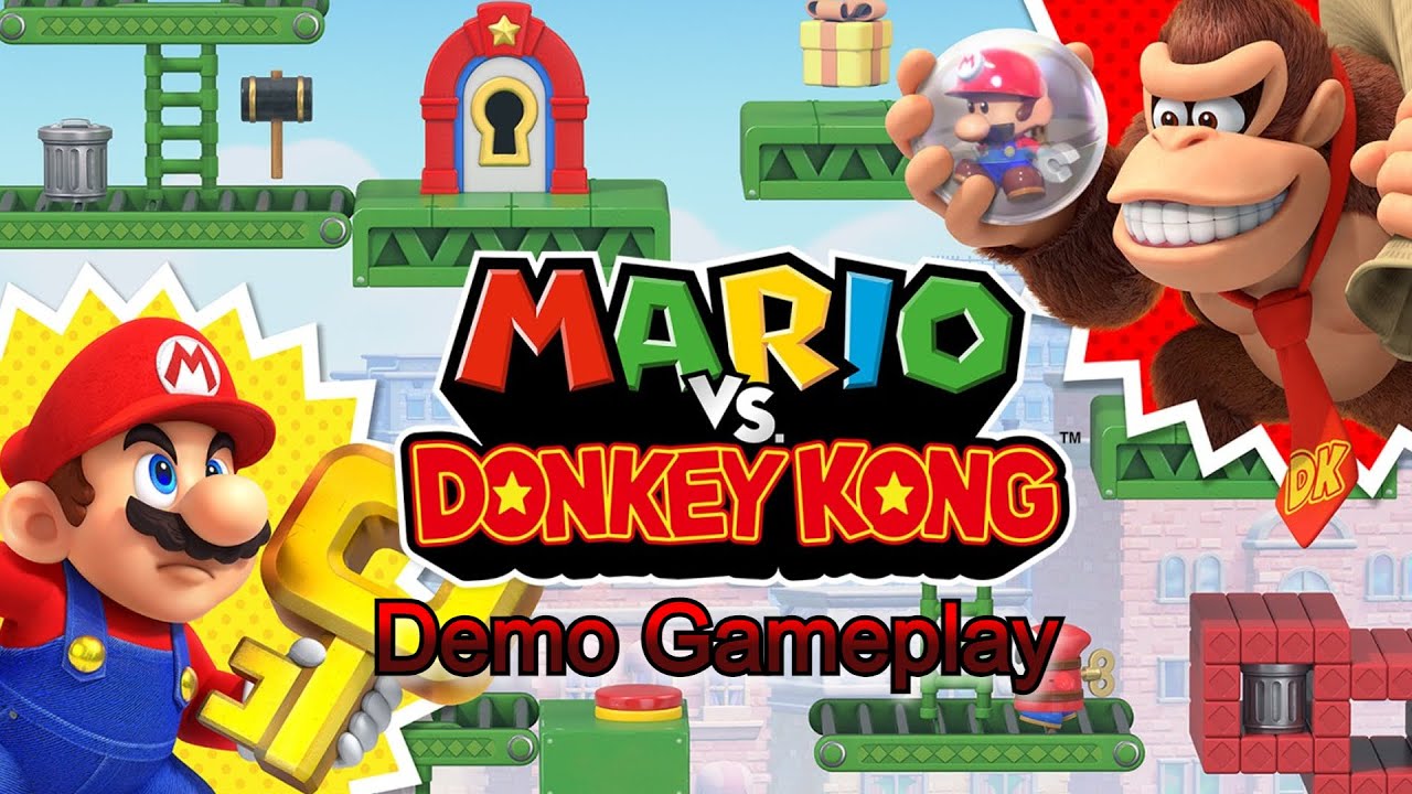 DK! Mario! Mario Vs. Donkey Kong Demo Gameplay. (No Commentary) - YouTube