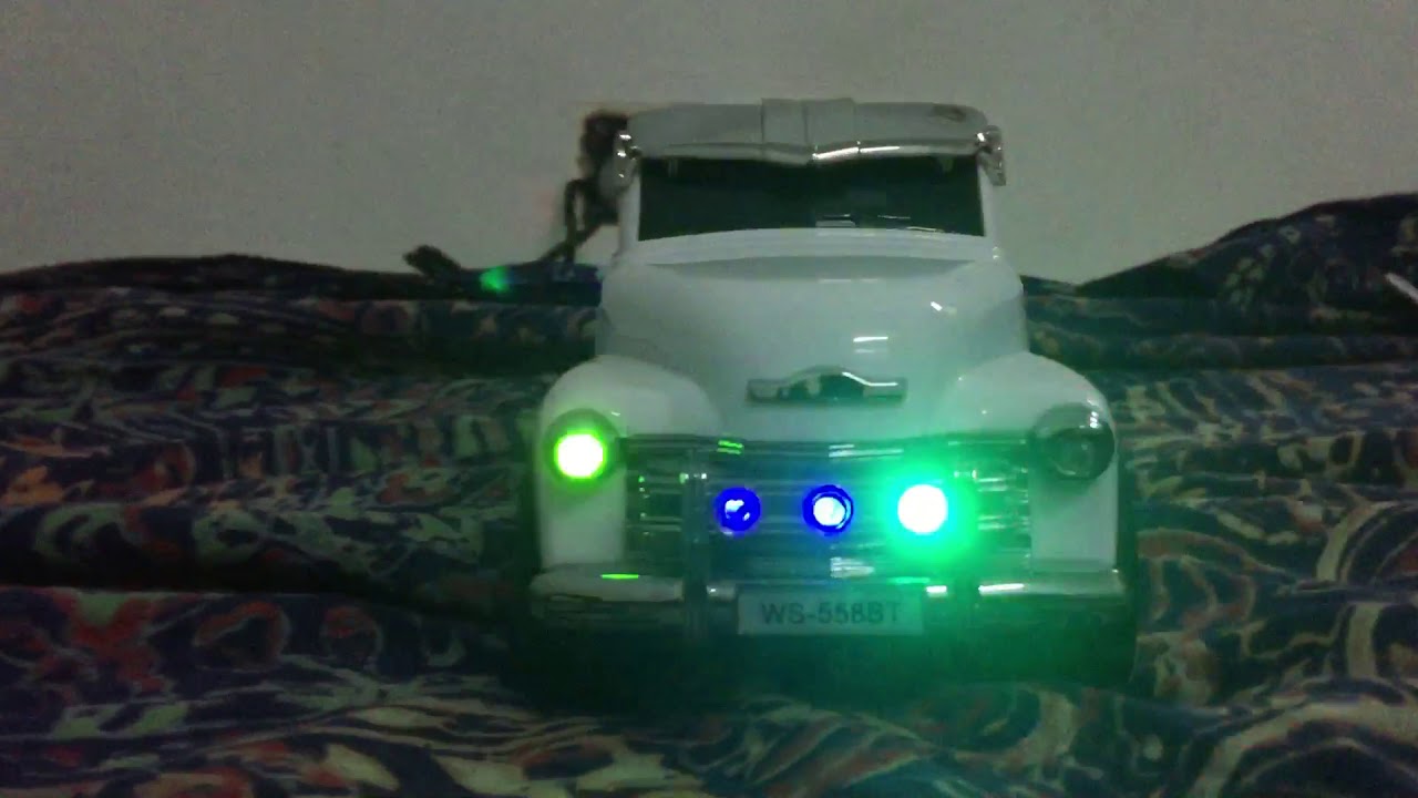 Miniature car model Bluetooth speaker with lights description for ...