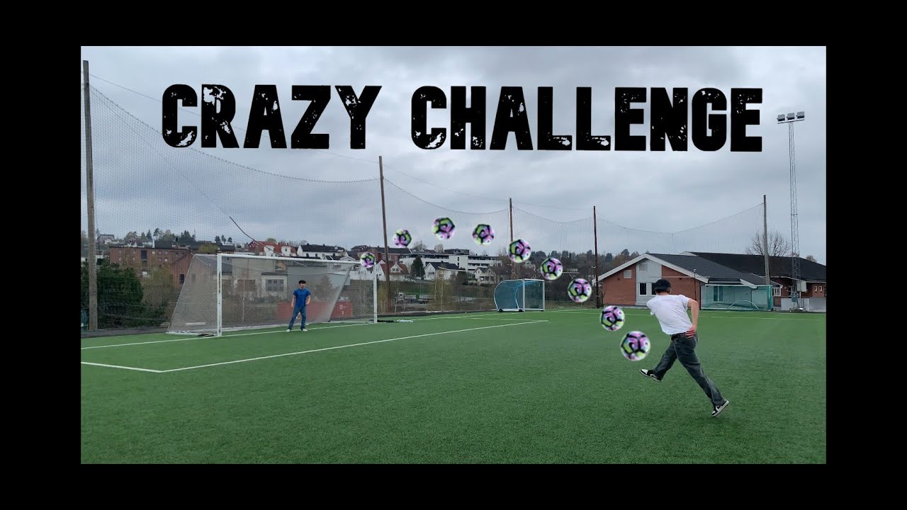 EXTREME CROSSBAR FOOTBALL CHALLENGE! - YouTube