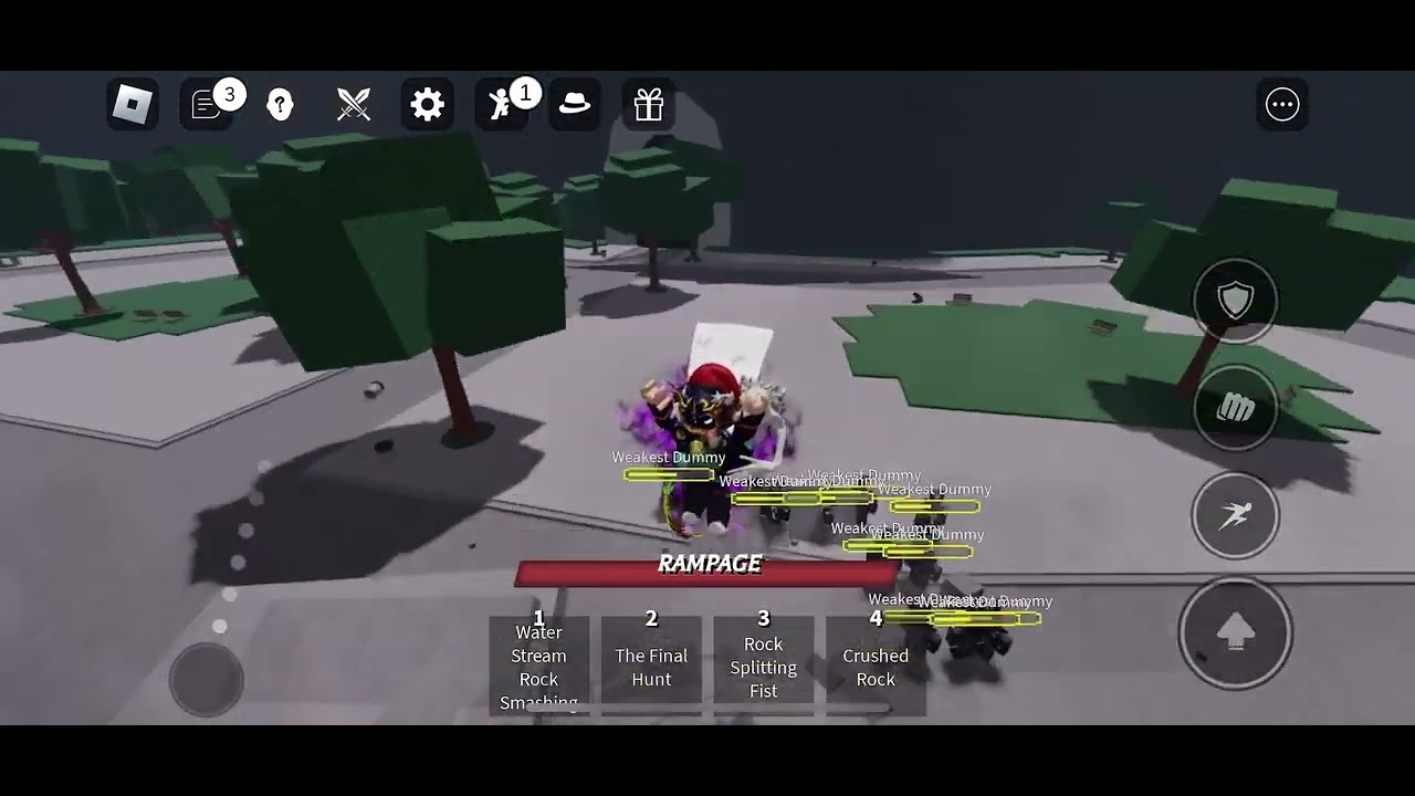 Roblox strongest battleground all hero hunter moves. - YouTube