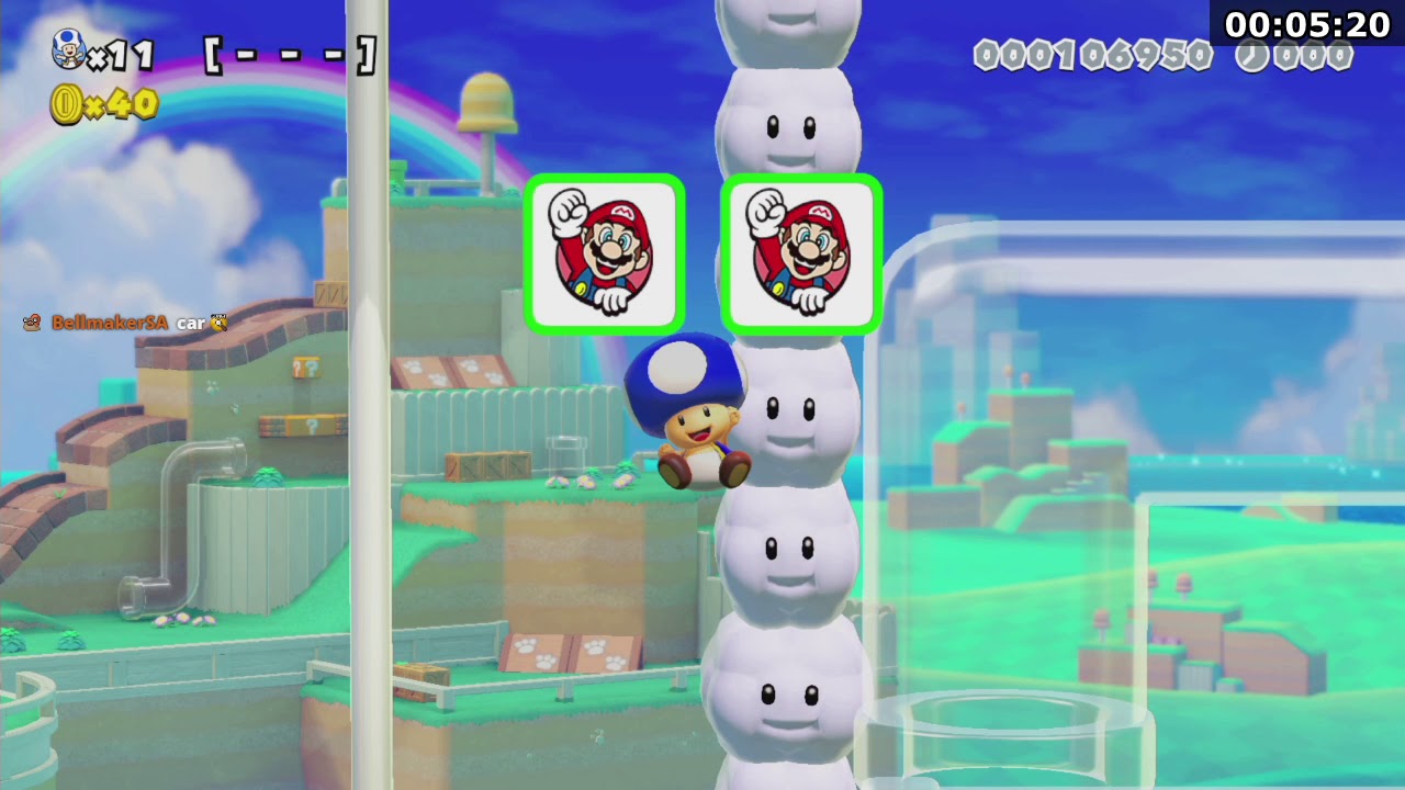 99 lives mario maker speedrun tries - YouTube