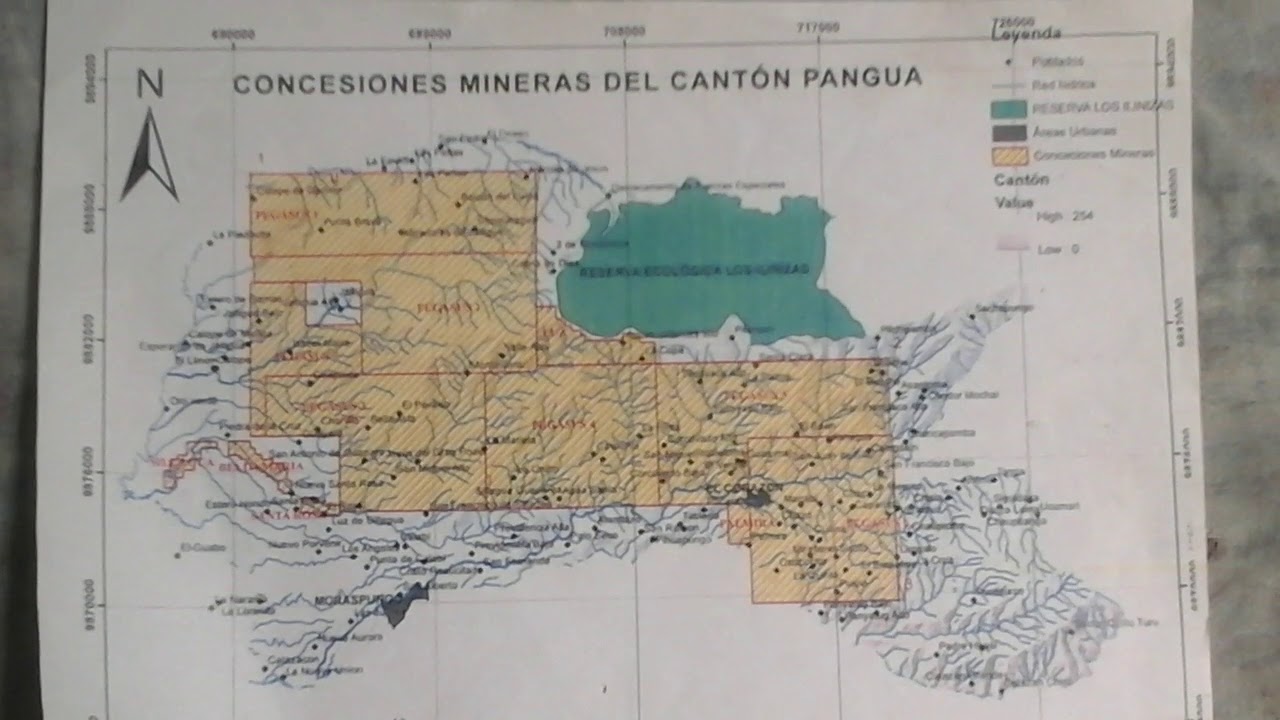 Mapa del Cantón Pangua, Provincia de Cotopaxi Ecuador - YouTube