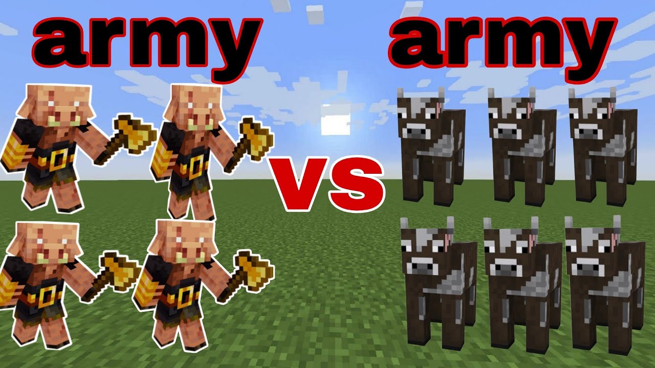 Mob war | Minecraft - YouTube