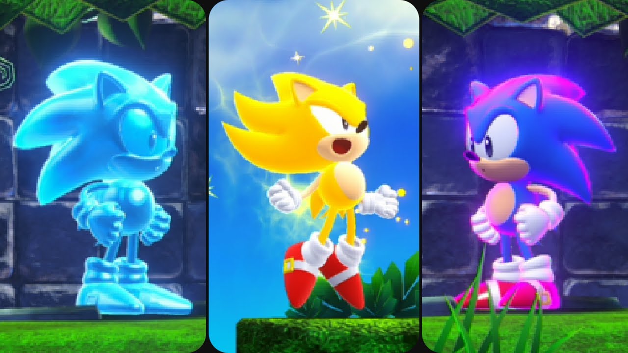 Sonic Superstars - All Transformations and All Special Stages - YouTube