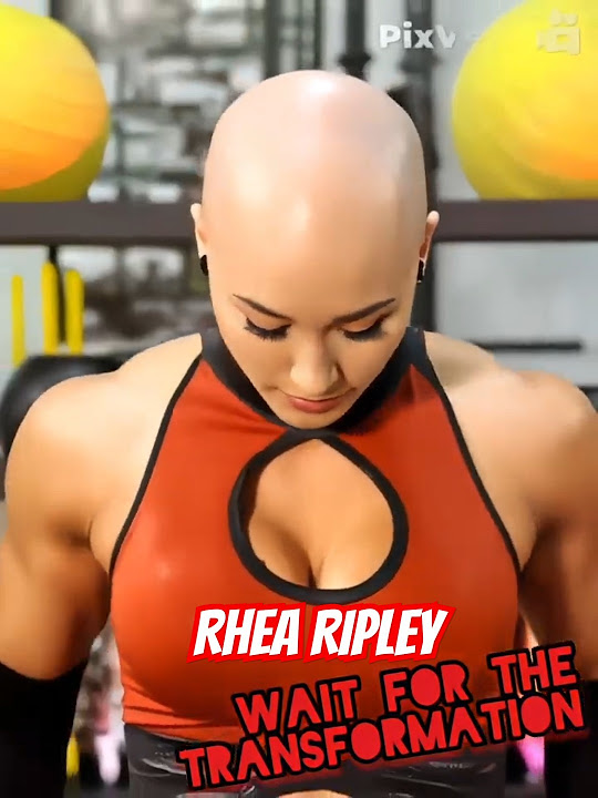 RHEA RIPLEY 🫡TRANSFORMATION - HEADSHAVE - BALD - BALD GIRL - WIG REVEAL - MOTTAI (Made using AI ...