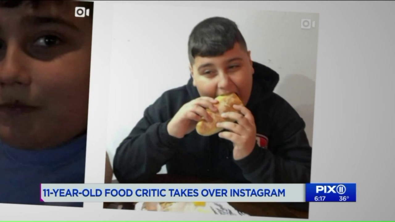 11-year-old food critic from Brooklyn making a splash on Instagram ...