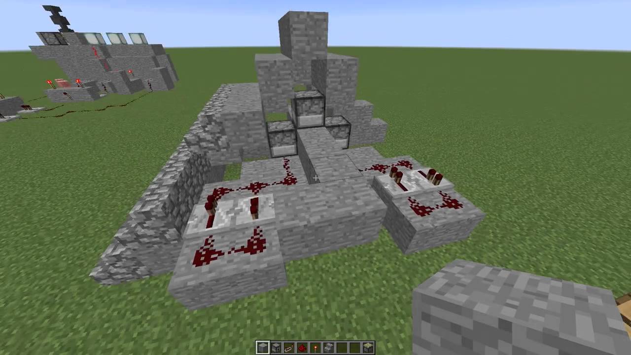 Redstone: Roof arrow trap - YouTube