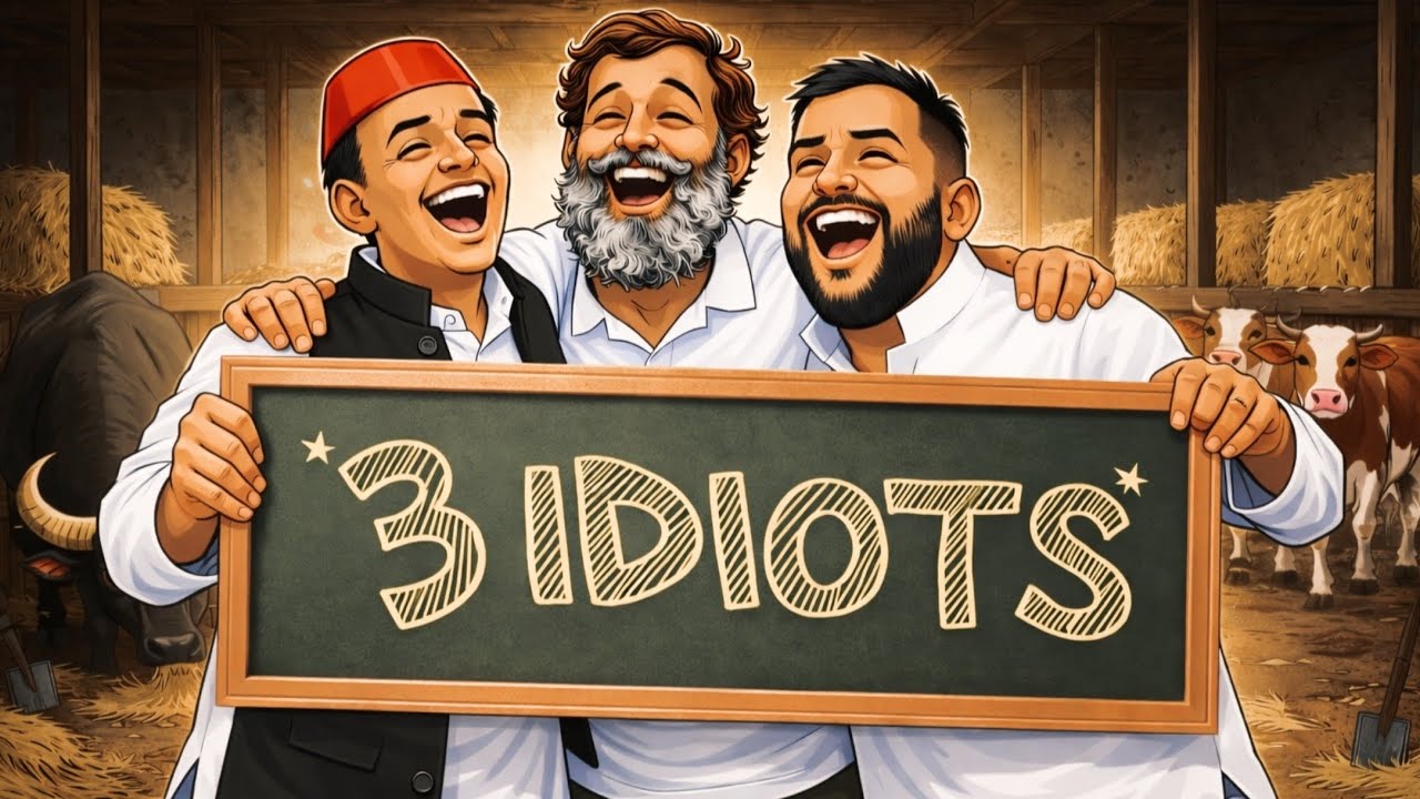 3 IDIOTS | Funny Hindi Kahaniya | Cartoon story - YouTube