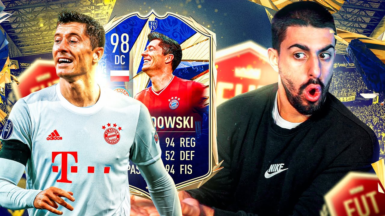 LEWANDOWSKI TOTY SE LA SACA EN FUT CHAMPIONS - YouTube