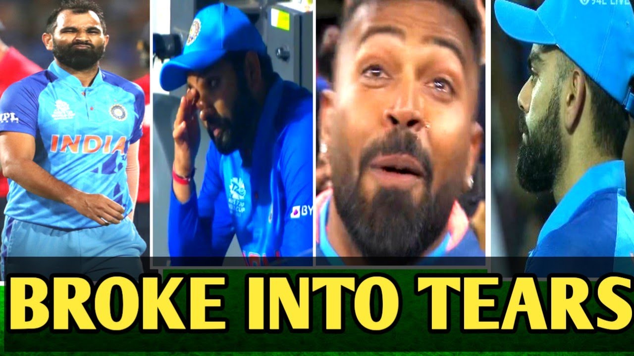 Rohit Sharma, Virat Kohli, Hardik Crying BADLY after Match loss रोकर ...