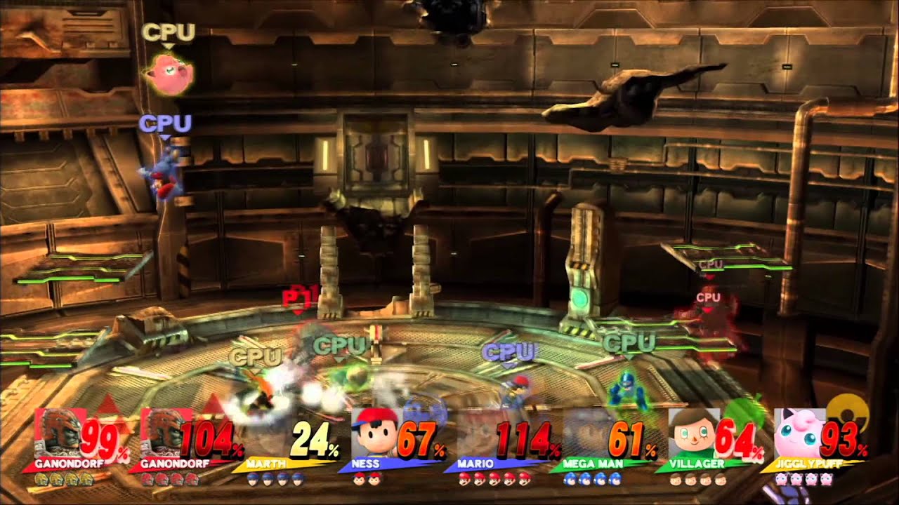 Super Smash Brothers 8 Player Map - Pyrosphere - YouTube