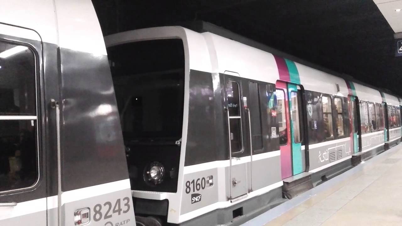 Départ d'un UM de MI 79 (Z-8100) Rénovée (RATP SNCF STIF) - YouTube