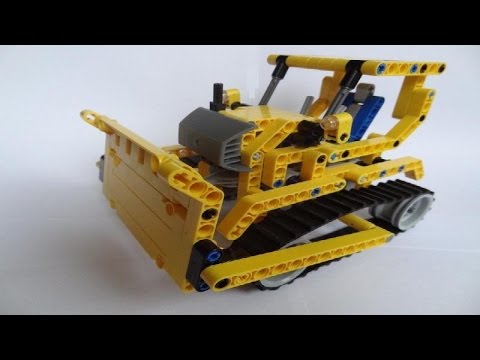 Lego Mini Bulldozer with instructions - YouTube