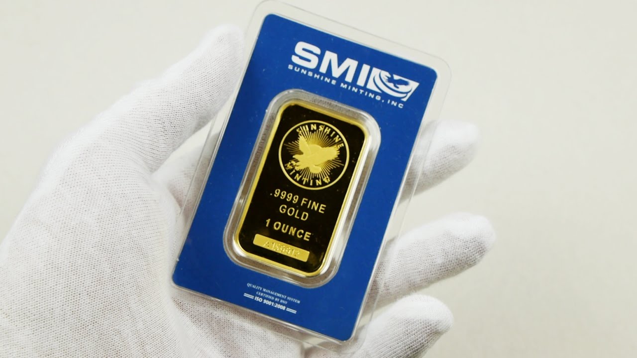 Sunshine Minting 1 oz Gold Bar Unboxing! - YouTube