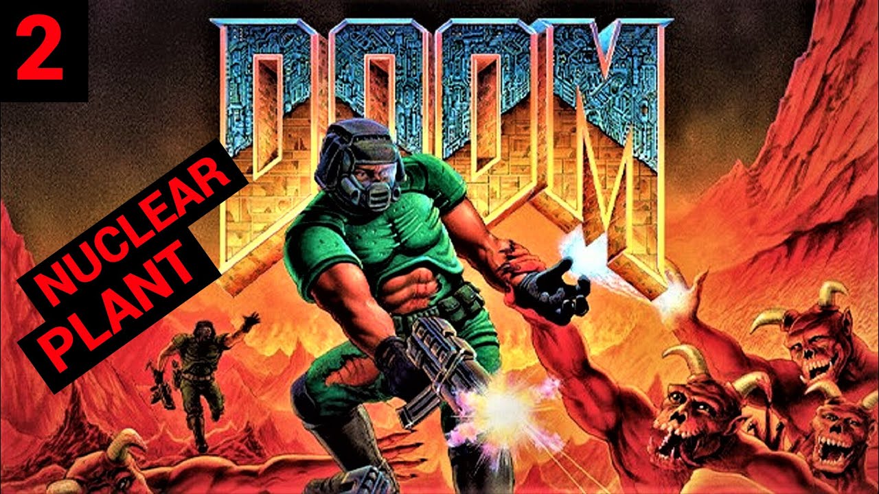 Doom (English) - 1993 - Level 2: Nuclear plant - YouTube