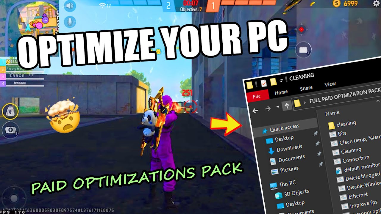 Optimizations Pack For Windows 7,8,10,11 || Get 90+ FPS Instant ...