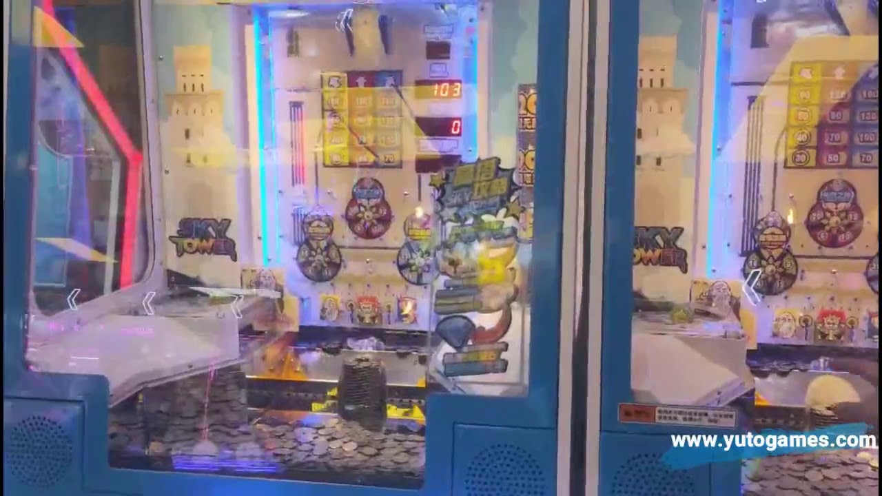 Sky Tower Ticket Game machine - YouTube