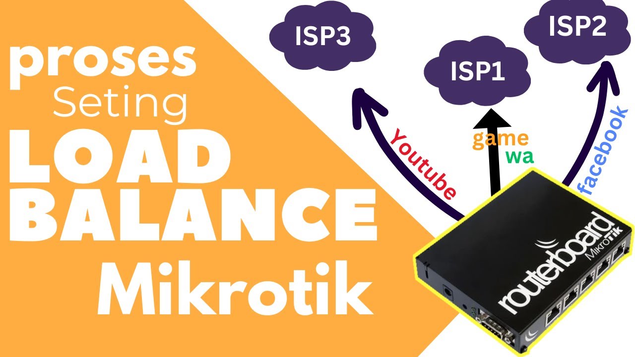 Proses Cara Nambah ISP Di Mikrotik (Loadbalance 3 ISP) - YouTube