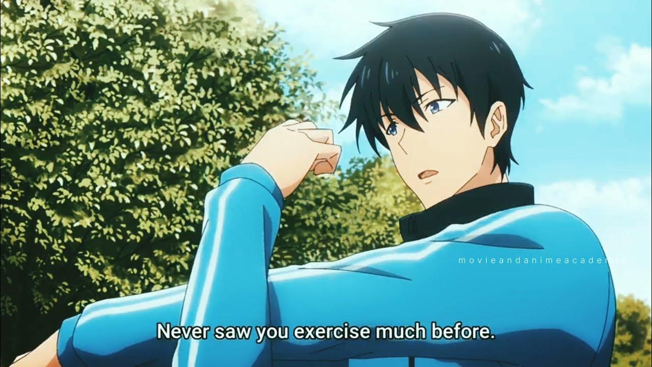 sung jin woo training with his sister in a park - solo leveling episode 7 - YouTube