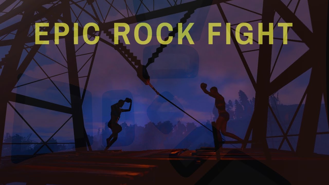 The most (tragic) epic rock fight you will ever see in Rust - YouTube