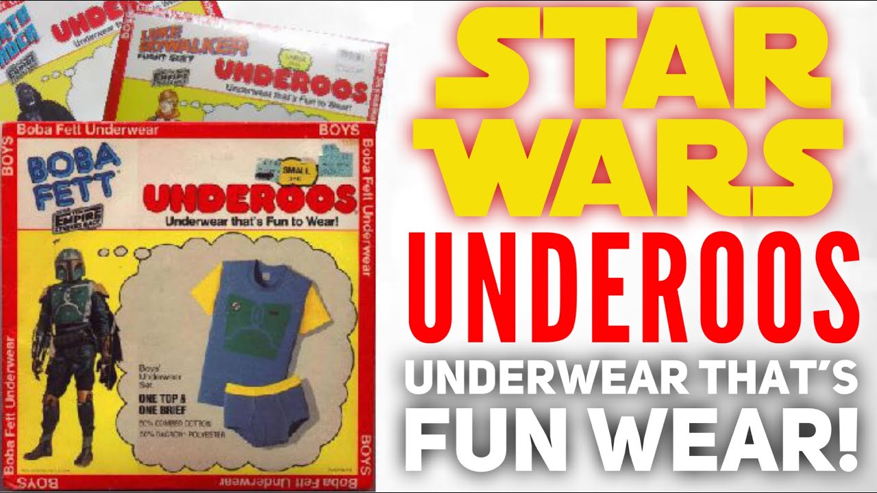 Star Wars Underoos Underwear! - YouTube