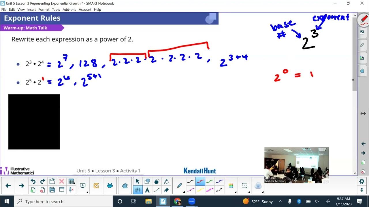 Unit 5 Lesson 3: Representing Exponential Growth - YouTube