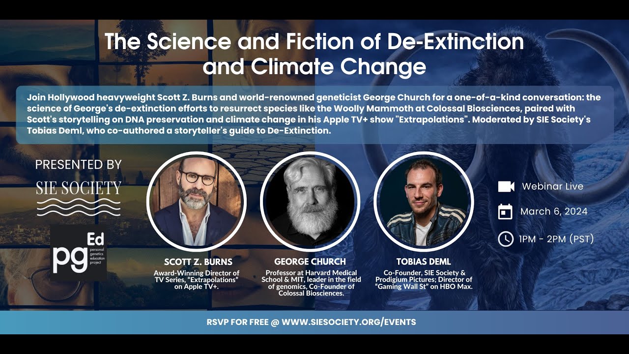 The Science and Fiction of De-Extinction and Climate Change - YouTube