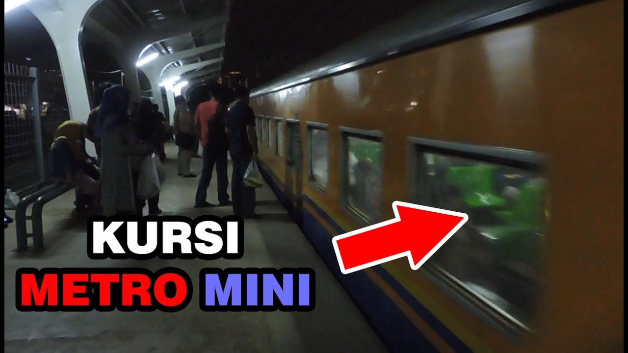 Ada KURSI METRO MINI di Kereta Api Lokal Rangkas! - YouTube