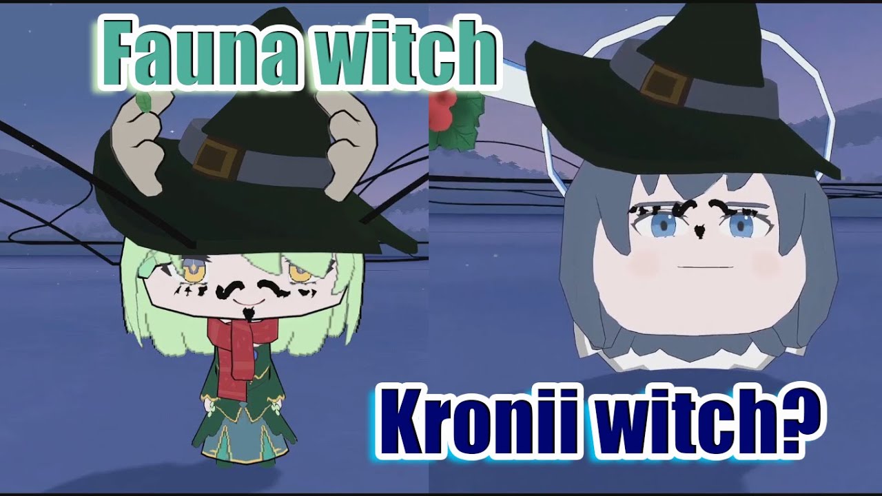 『Fauna witch 』 or 【Kronii witch】 - YouTube
