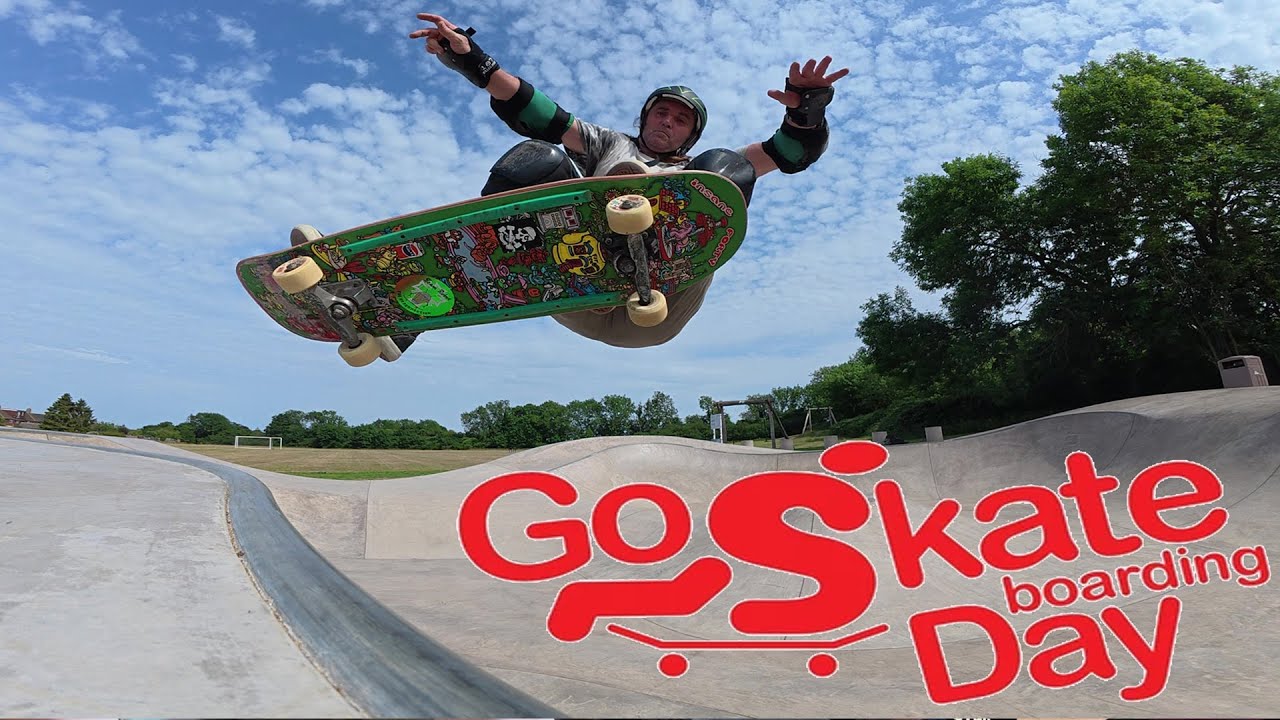 GO SKATEBOARDING DAY 2025 - Solo session for 60 year old skateboarder ...