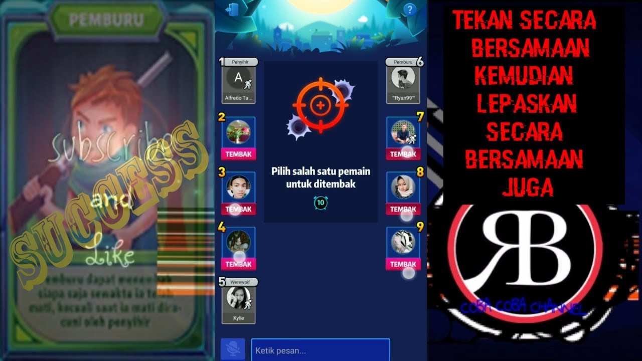 TRIK/CARA BISA MENEMBAK BANYAK PERAN PEMBURU DI WEREWOLF HAGO - YouTube