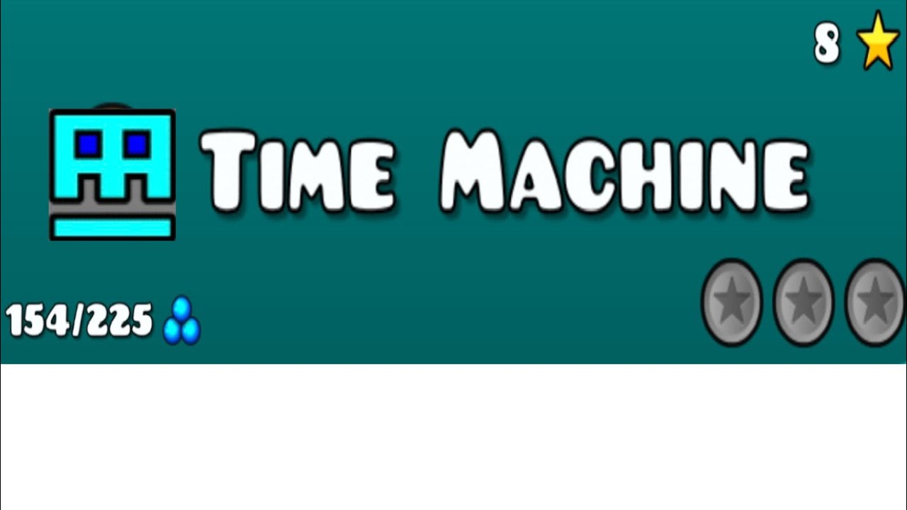 Playing Time Machine in geometry dash for the first time - YouTube