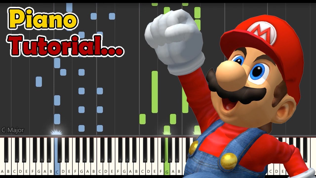 [Piano Tutorial] Super Smash Bros. Melee - Ground Theme (Super Mario Bros. 3) - YouTube