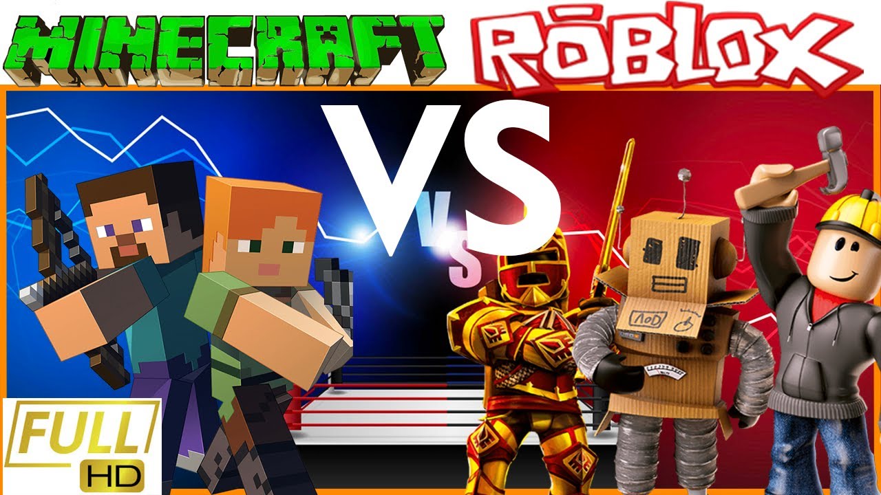 [NEW] 4 mins HD MINECRAFT VS ROBLOX split screen (EP.4)☆👚 HD1080p - YouTube