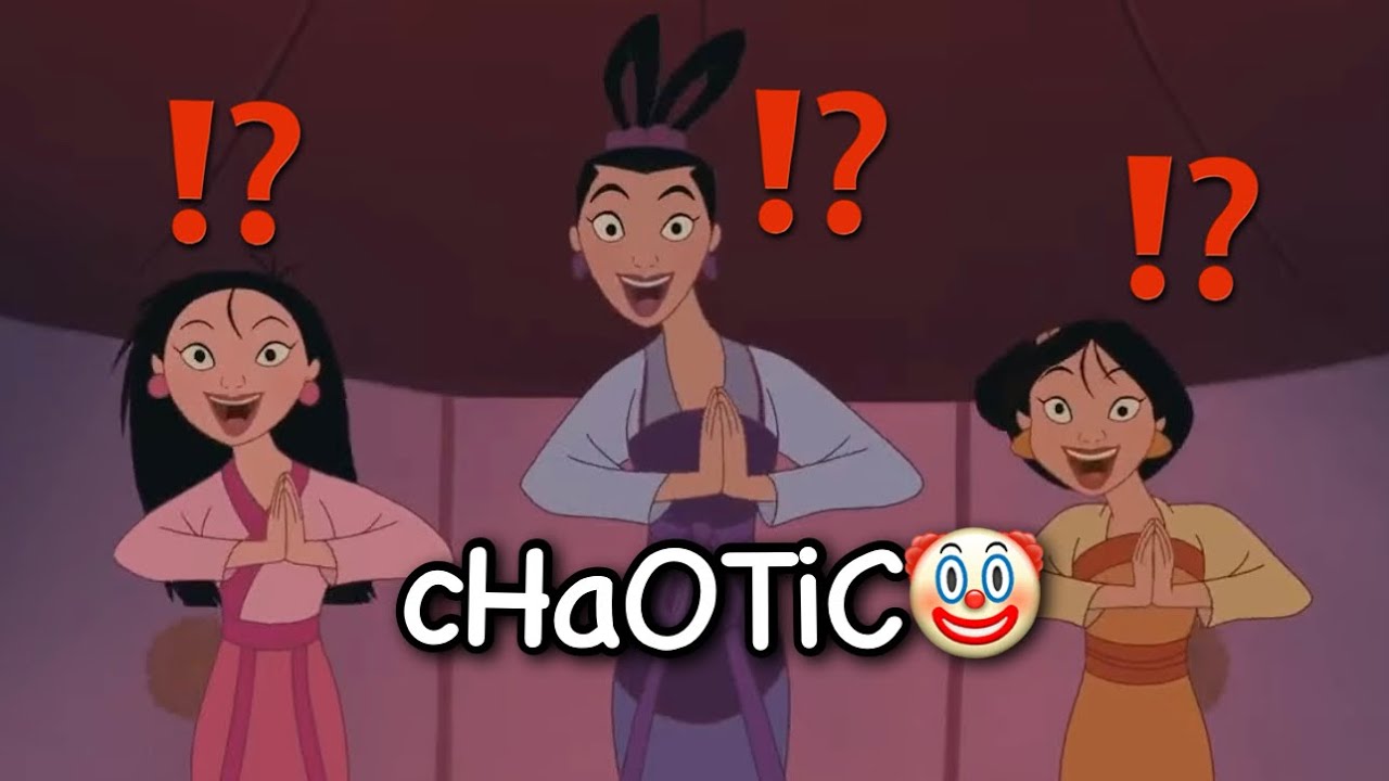 Ting-Ting, Su & Mei being CHAOTIC princesses in Mulan II - YouTube