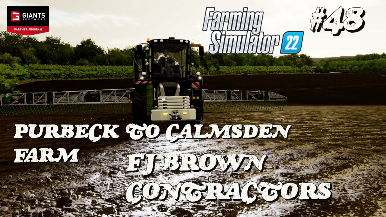 (FS22)|FJ Contractors|Purbeck To Calmsden Farm|#48 - YouTube