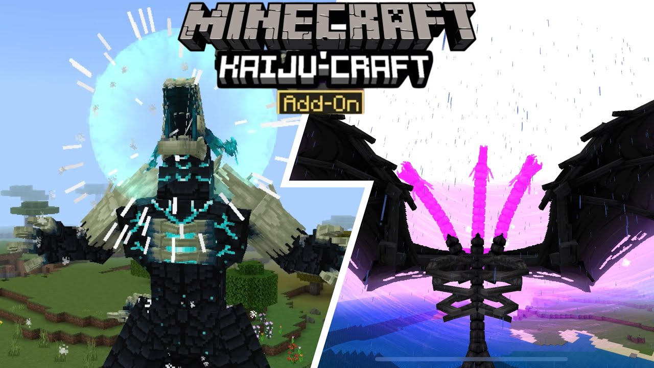 แจก+รีวิว KAIJU CRAFT ADDON:MINECRAFT - YouTube