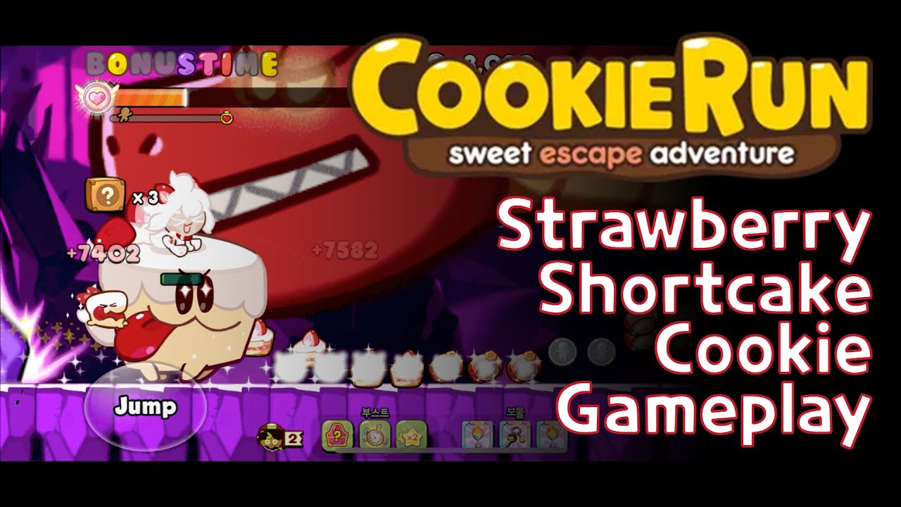 Cookie Run - Strawberry Shortcake Cookie Gameplay - YouTube