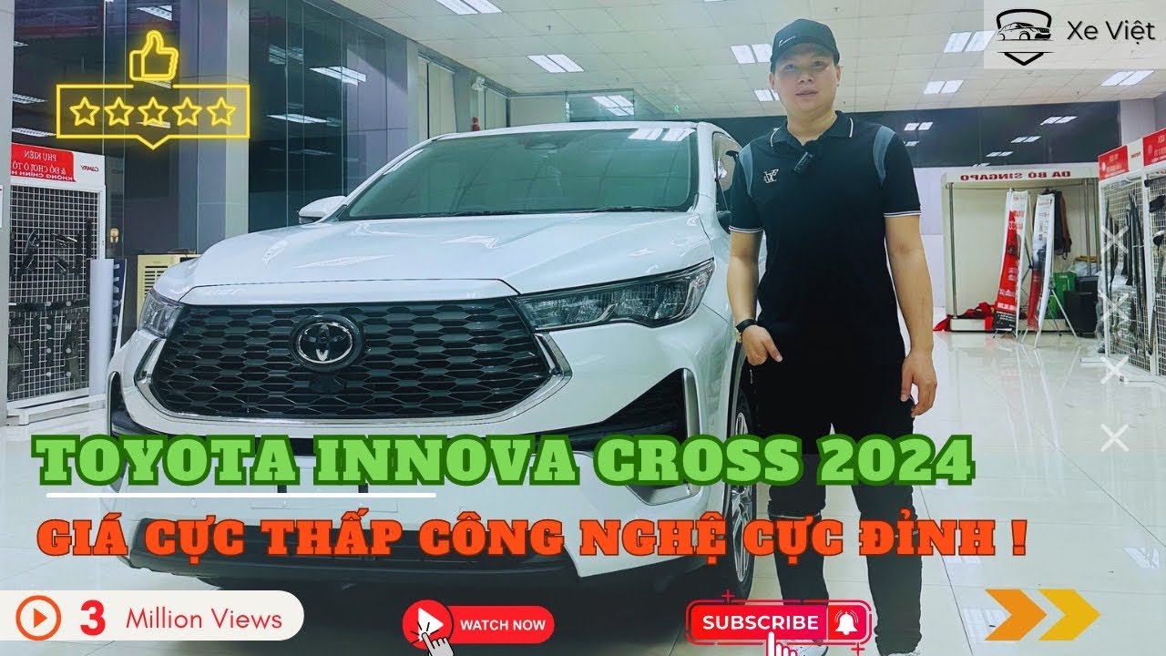 Toyota INOVA CROSS 2024 Màu Trắng Ngọc Trai - Công Nghệ ĐỈNH, Giá Cực ...