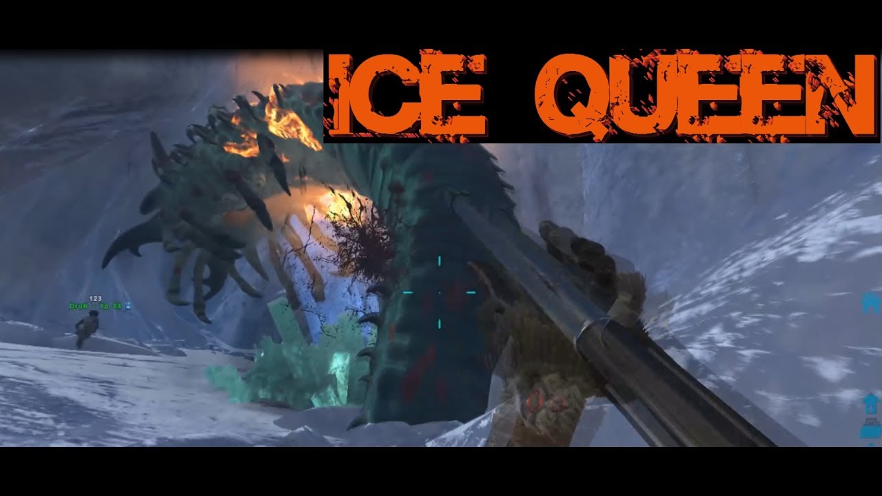 ARK: RAGNAROK! Красные дропы, зимняя пещера! Ice Queen Labyrinth - YouTube
