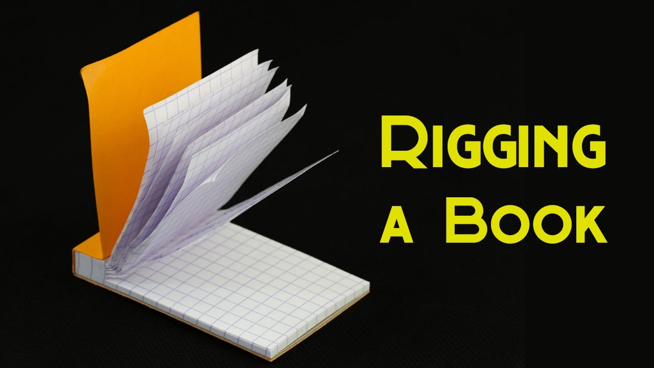 Rigging a Book | Dynamic Paper Folding - YouTube