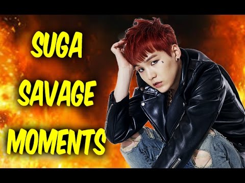 BTS Suga Savage Moments