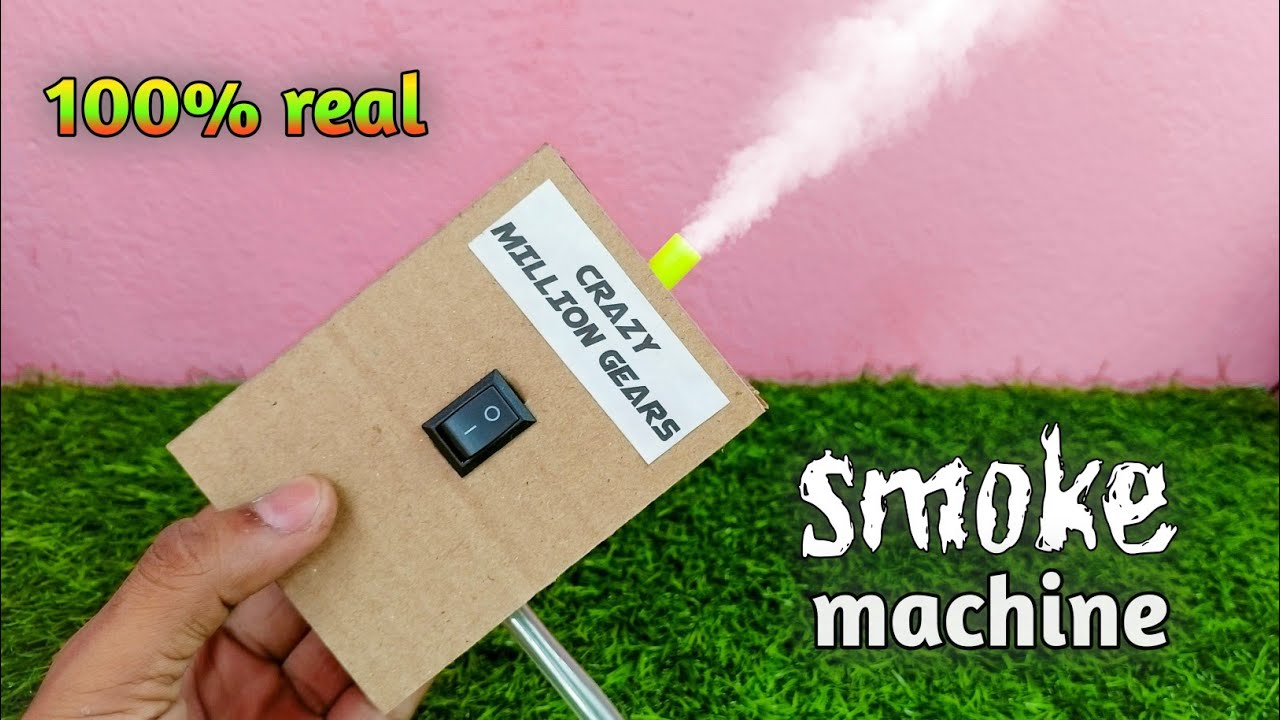 how to make smoke machine at home || Homemade smoke machine - YouTube